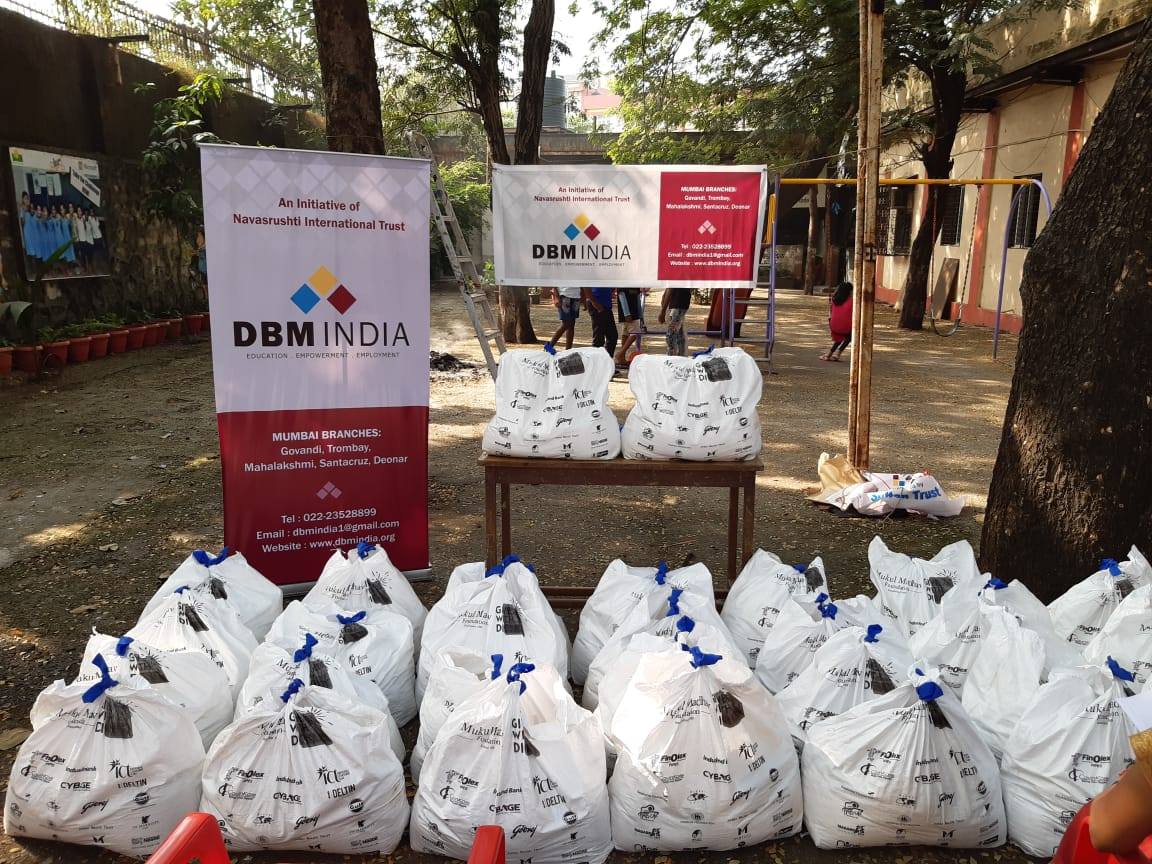 Ration kits distribution - Dharma Bharathi Mission